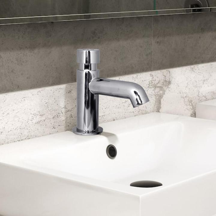 Ecosense ES4009 Self Closing Basin Tap Lavatory Faucet | Lazada Philippines