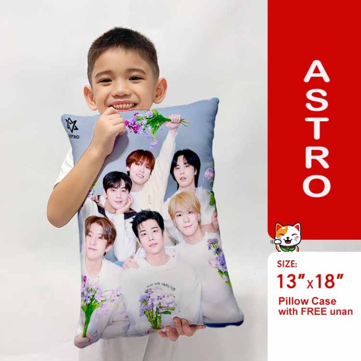 ASTRO merchandise Big pillow 18x28 inches with FREE GIFT set K-POP ...