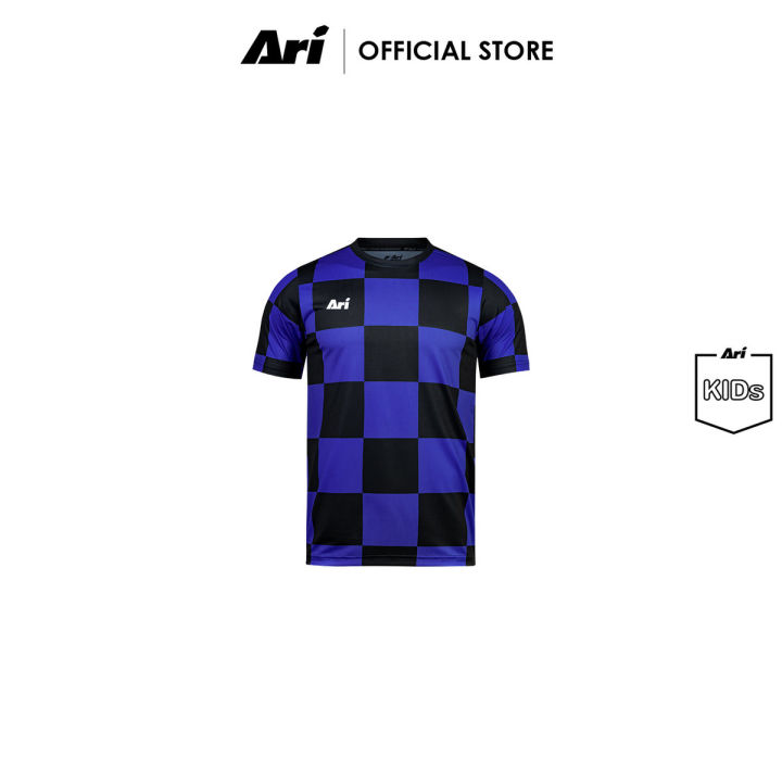 ARI KIDS ADEPT CHECKER TEAM JERSEY - DARK BLUE/BLACK เสื้อฟุตบอล เด็ก ...