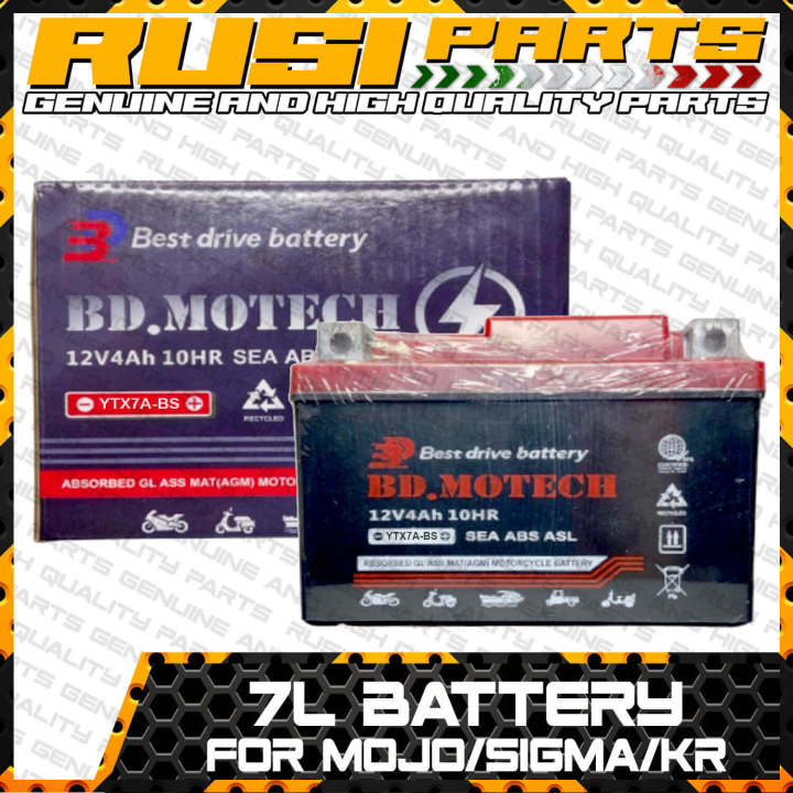MOTORCYCLE MOTOR BD. MOTECH BATTERY GENUINE AND HIGH QUALITY | Lazada PH