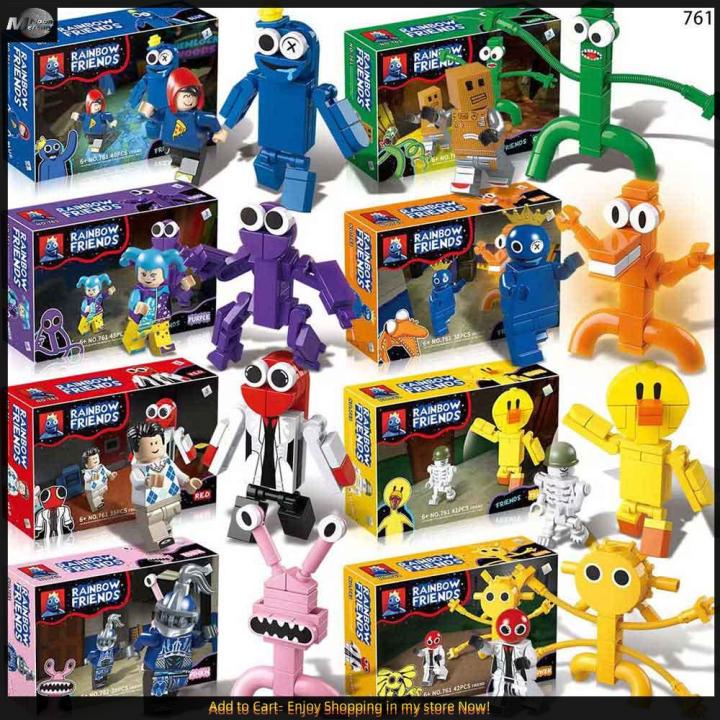 Roblox Rainbow Friends Building Block Toy Figure Model Kid Collection ...