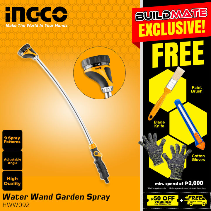 BUILDMATE Ingco Water Wand Garden Sprayer HWW092 INDUSTRIAL - IHT ...