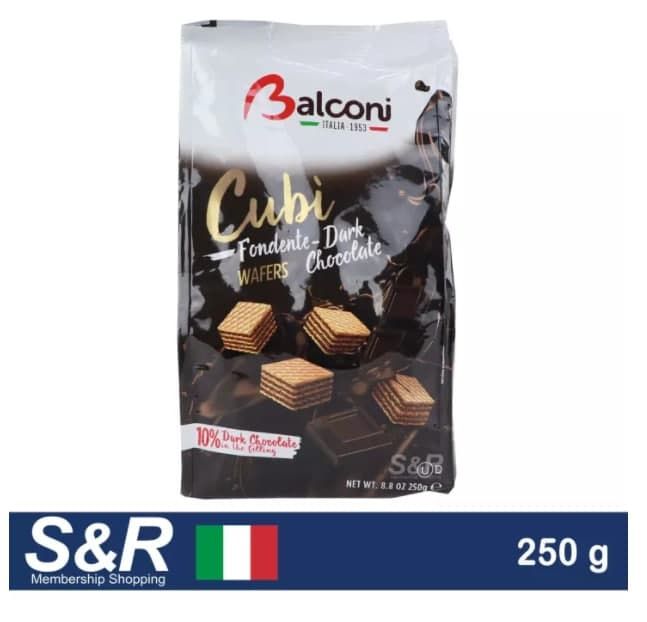 Balconi Cubi Dark Chocolate Wafers 250g | Lazada PH