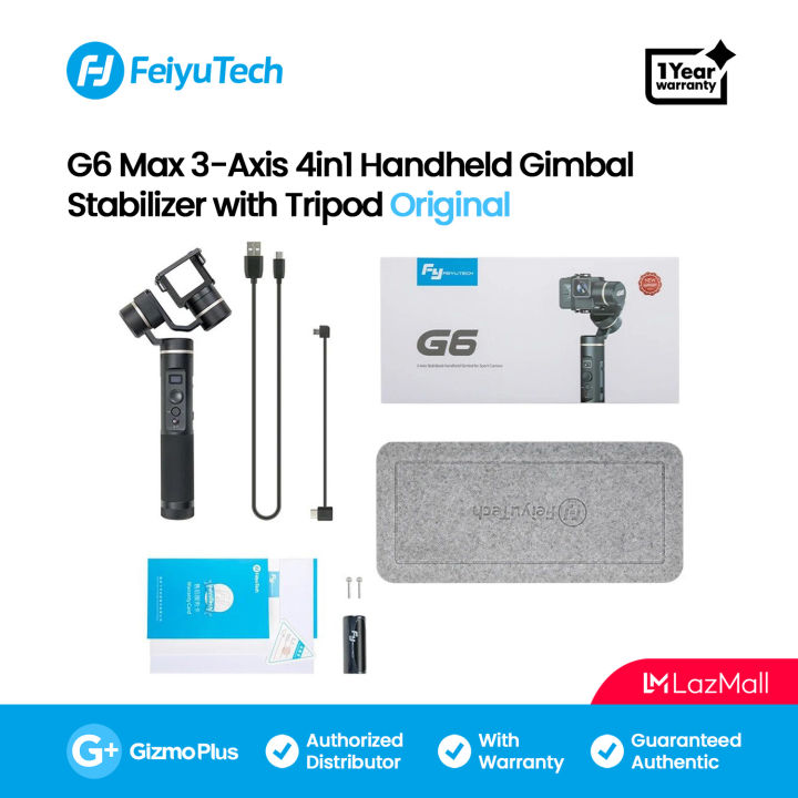 Feiyutech G6 Max 3-Axis Gimbal Stabilizer | Lazada PH