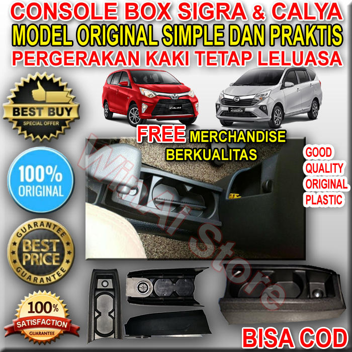 CONSOLE BOX SIGRA & CALYA 2012 - 20223 MODEL ORIGINAL OEM | Lazada Indonesia