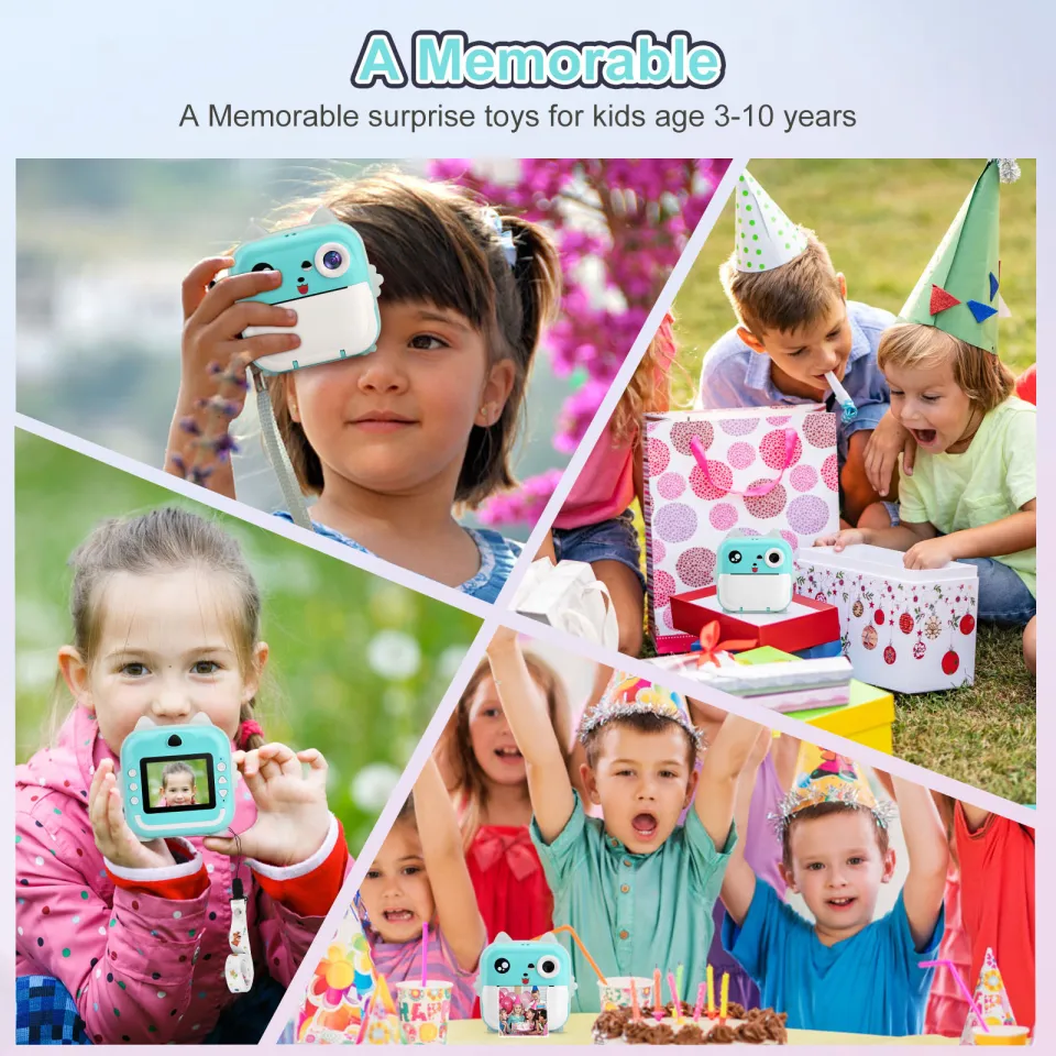 Toys For Girls 8-10 Kids Camera Instant Print, Camera For Kids With ...