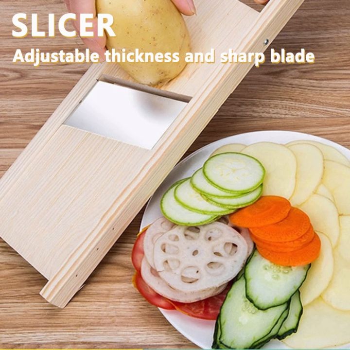 Potato Slicer Vegetable Cutter Chopper Mandoline Carrot Cucumber Slicer ...