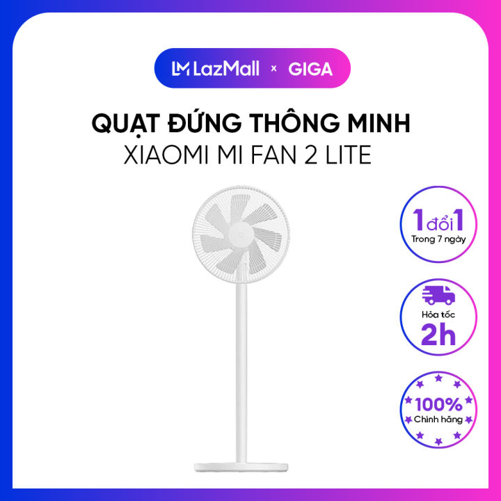 [ Hỏa tốc HN - HCM ] Quạt đứng thông minh Xiaomi Mi Fan 2 Lite | Lazada.vn