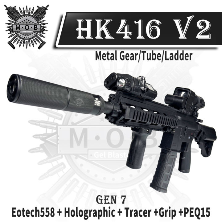 BoHan HK416 Gen7 High End Gel Blasters With Full Accessries BlowBack ...