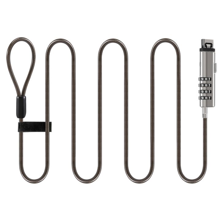 4 Digital Universal Lock USB Laptop Security Cable Lock for Computer ...