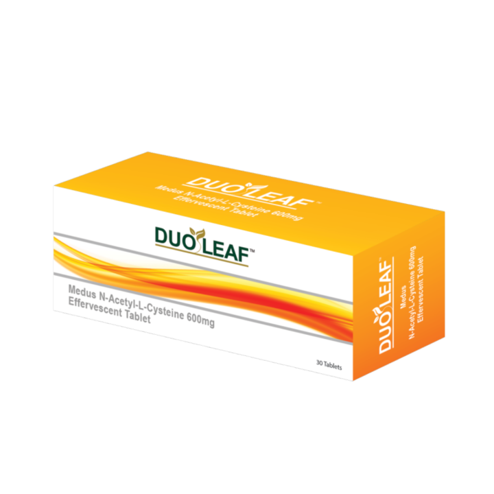 DUOLEAF MEDUS N-ACETYL-LCYSTEINE 600MG EFFERVESCENT TABLETS 10'S X 3 ...