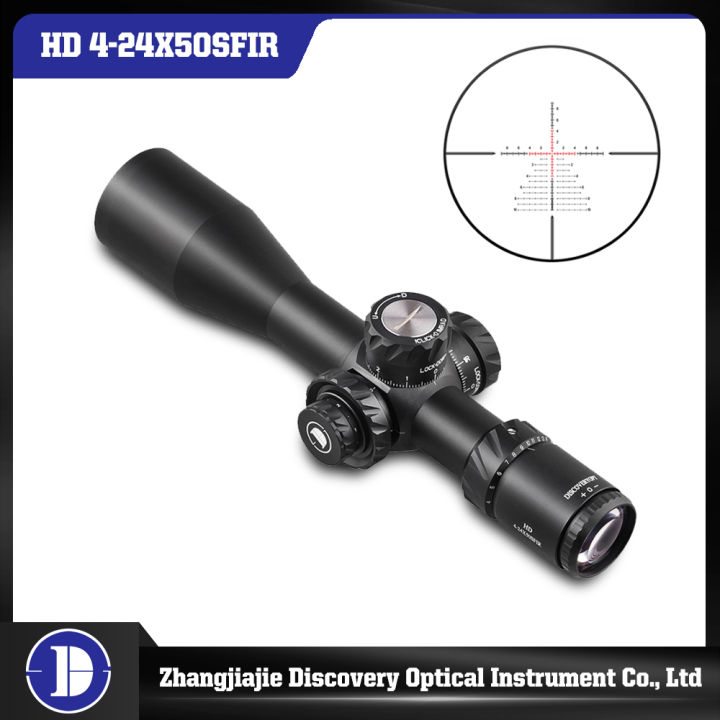 Discovery Optics HD 4-24 X50SFIR First Focal Plane 34mm tube ...