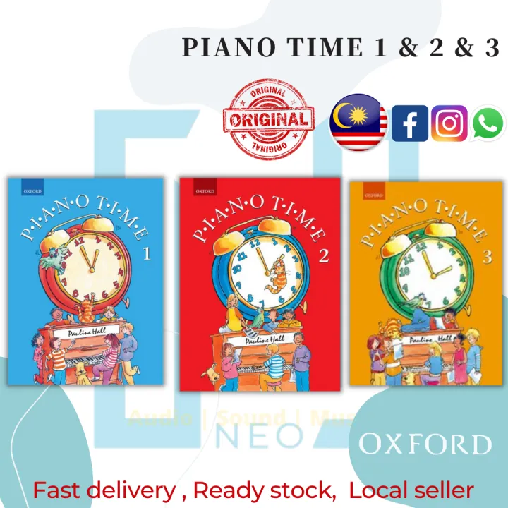 ☆OXFORD PIANO BOOK ☆ PIANO TIME 1 & 2 & 3 | Lazada