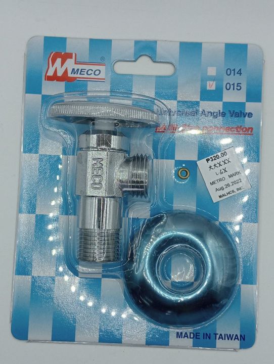 Meco Universal Angle Valve 1/2 inch #015 | Lazada Philippines