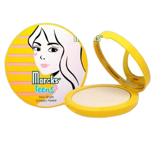 BEDAK MARCKS TEENS COMPACT POWDER 12 GRAM / CREME / PINK / NATURAL ...