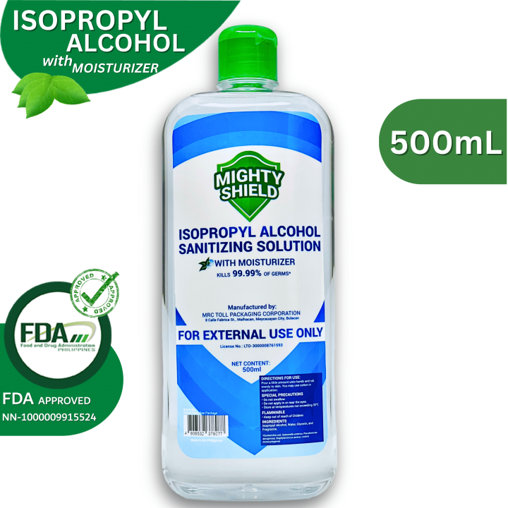 Mighty Shield Isopropyl Alcohol with Moisturizer - ISO 500ml | Lazada PH