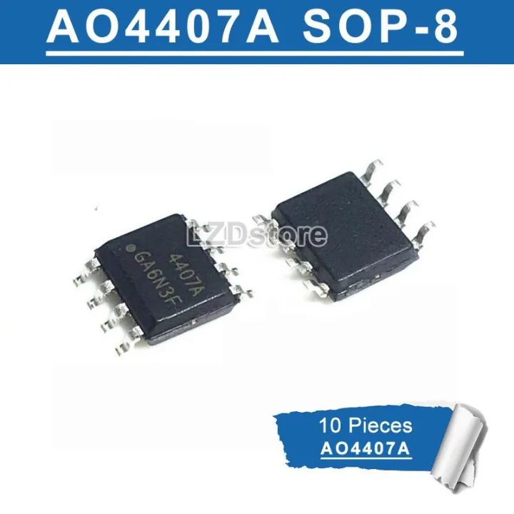 10ชิ้น4407A AO4407A SOP-8 SMD MOSFET IC ดั้งเดิม | Lazada.co.th