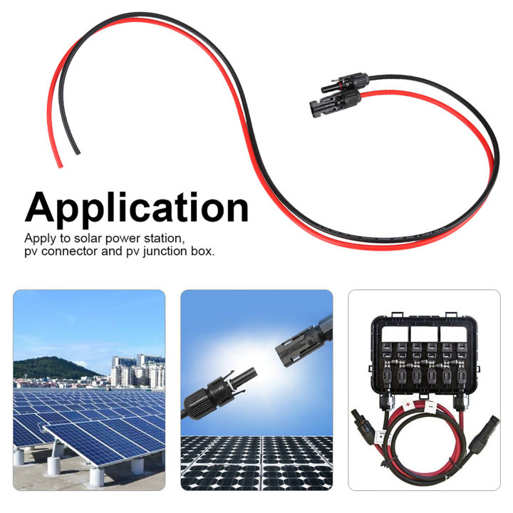 2.5mm Solar Panel PV Cable Pair of Red & Black Solar Panel PV Cable ...