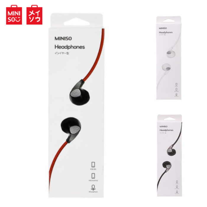 Miniso Classic High Pitch Strong Bass in-Ear Headphones with HD Sound ...