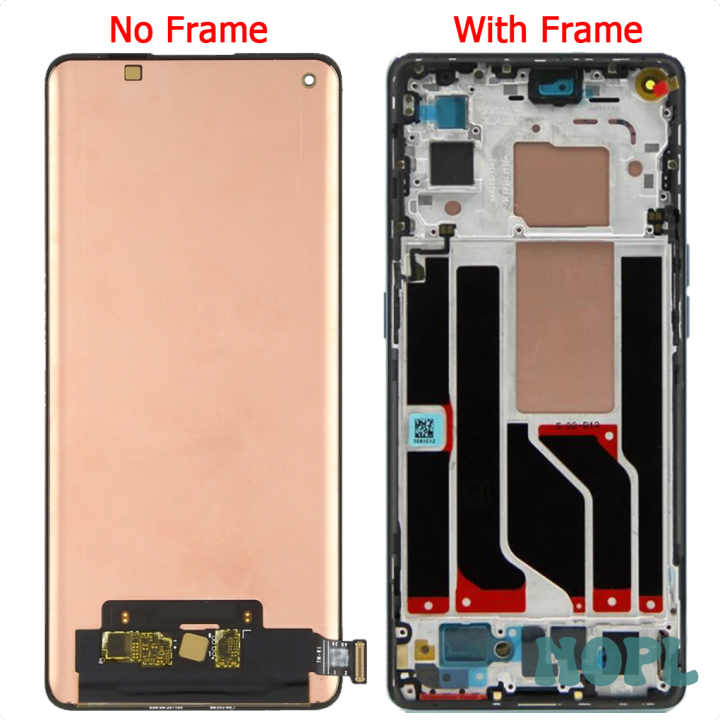 [NOPL] For OPPO Reno 6 Pro 5G Display LCD Touch Screen With Frame 6.55 ...