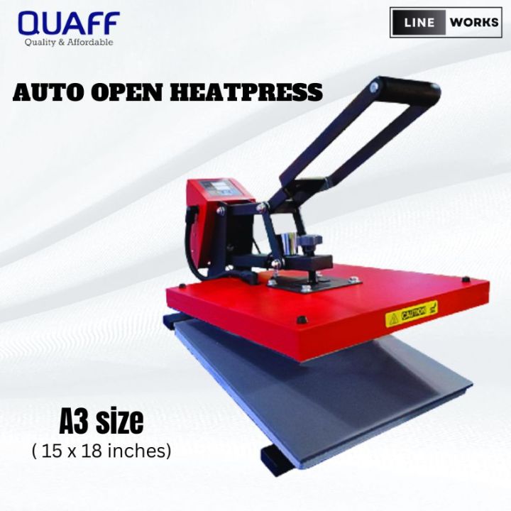 Linework - Auto-open CUYI Heat Press Machine A3 Size 15x18inches ...