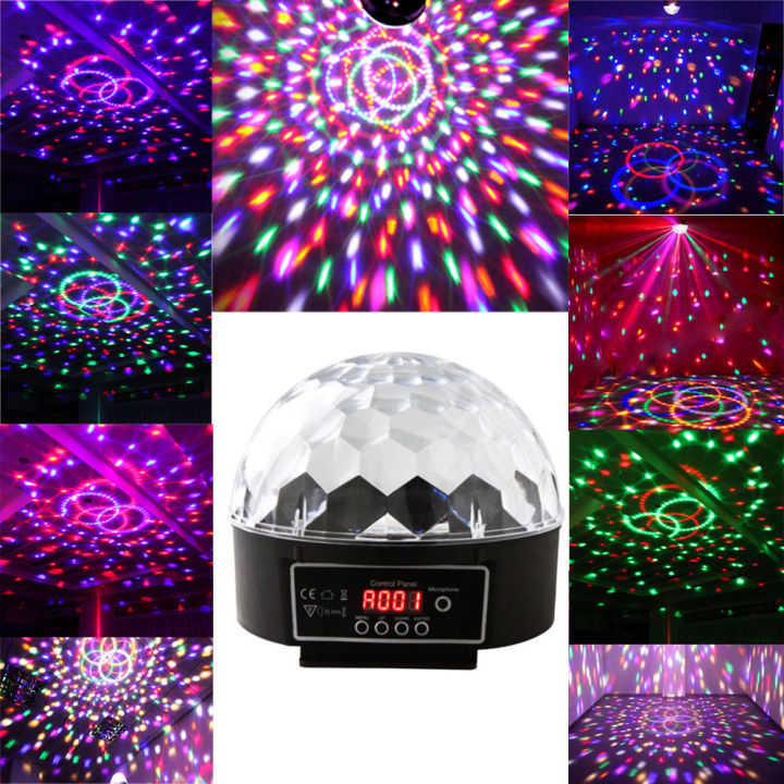 30W LED Stage Lighting Disco Digital DMX512 LED RGB Crystal Magic Ball ...