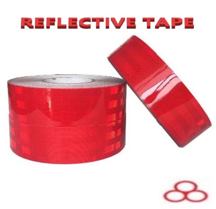 Reflective Tape, Red Micro Prismatic Sheeting Reflective Tape Retro ...