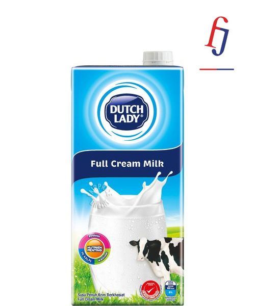 Dutch Lady Uht Milk Full Cream Plain 1L | Lazada Singapore