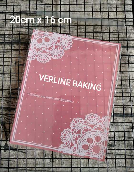 25 PCS PLASTIK KEMASAN KUE PLASTIK KUE SUSU PLASTIK ROTI PLASTIK ...