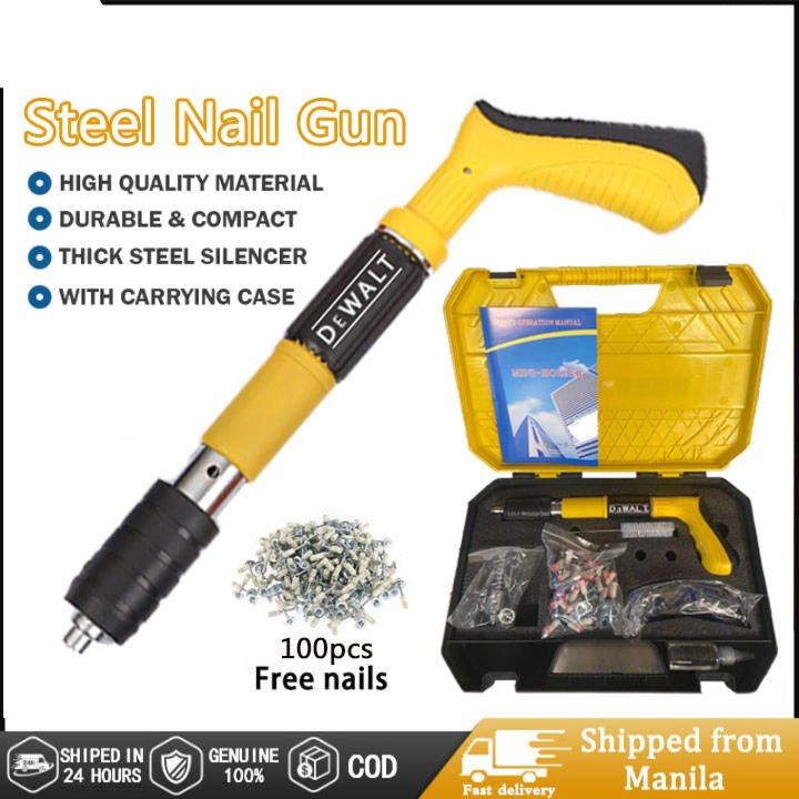 DEWALT Nail Gun Manual Steel Nails Gun For Concrete Rivet Tool Steel ...