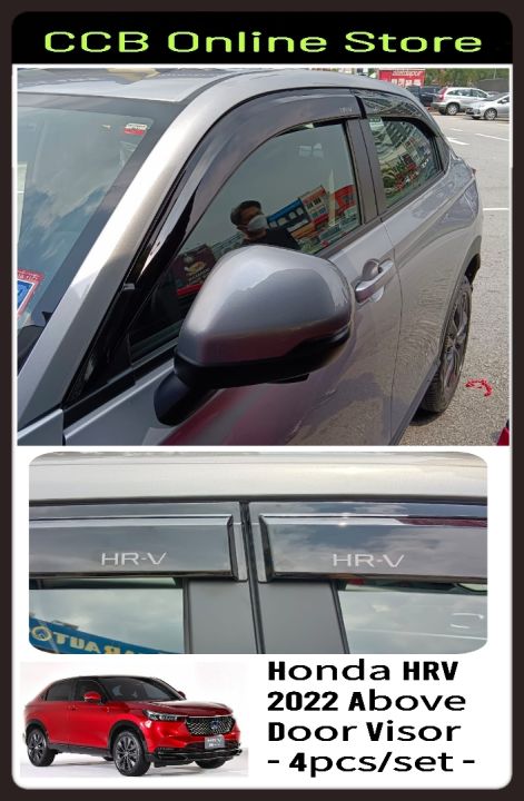 Honda HRV 2022yr - 2024yr Above Oem Injection Black Door Visor with ...