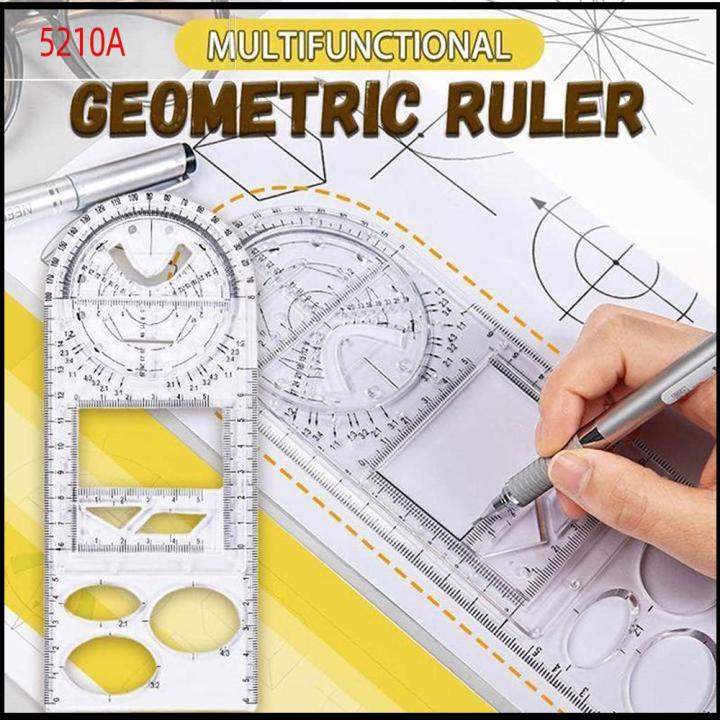 5210A จูเนียร์ หมุนได้ ซัพพลายสถาปัตยกรรม สำนักงานโรงเรียน ไม้บรรทัดเรขาคณิตมัลติฟังก์ชั่น ...