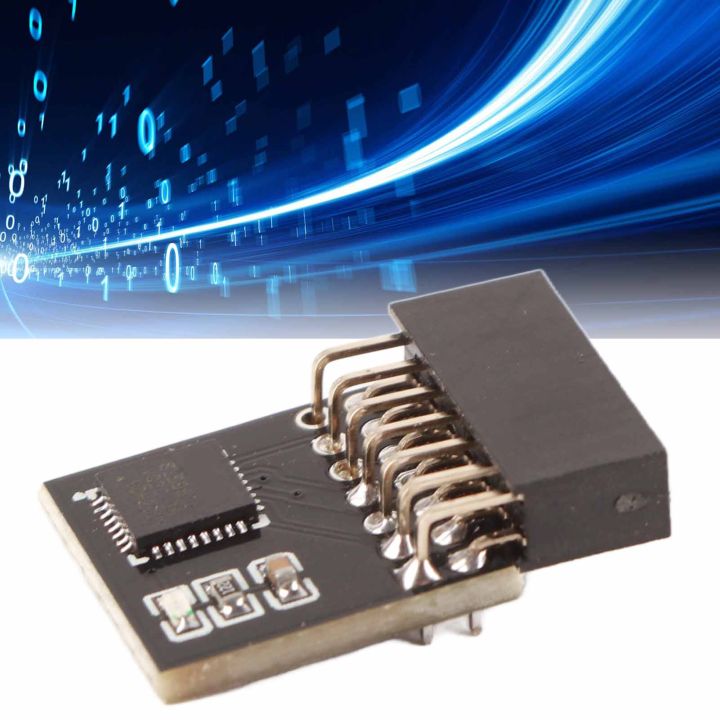 TPM SPI Module Portable 14 Pin PCB Secure Storage TPM 2.0 Module for PC ...
