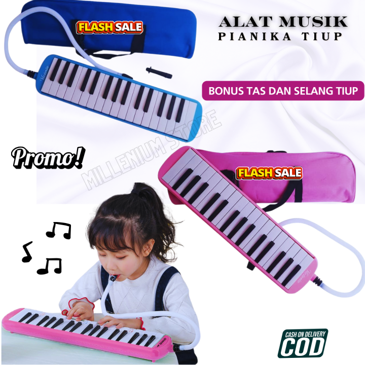 (TURUN HARGA ) Pianika Alat Musik Tiup Piano Set / Pianika Alat Musik ...