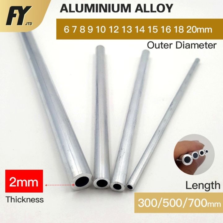 JINYIBAI Aluminum tube 2mm OD6-70mm Aluminum tube aluminum alloy tube ...