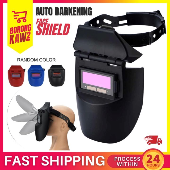 Solar Automatic Auto Darkening Adjustable Helmet Welder Cap Welding ...