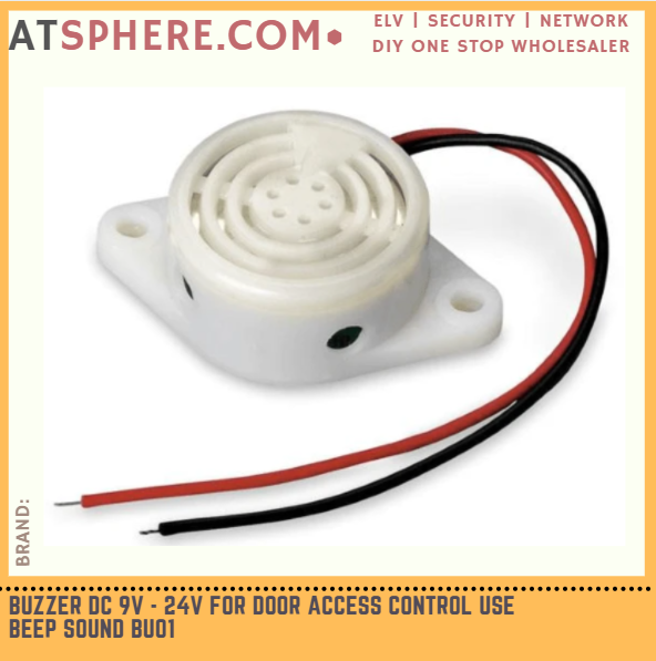 Buzzer DC 9V - 24V for Door Access Control use Beep Sound BU01 | Lazada