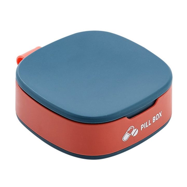 Portable Silicone Mini Dispensing Compartment Storage Box Medicine Pill ...
