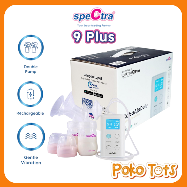 Spectra 9 Plus Electric Breast Pump NEW MOTOR Pompa Asi Elektrik Dual Pump 9+ | Lazada Indonesia