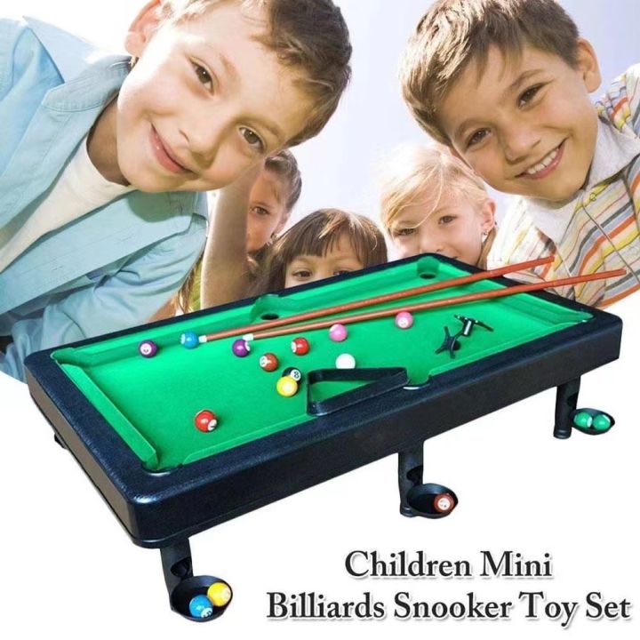 Mini Billiard Ball Snooker Pool Table Top Game Set Kids Toy | Lazada PH