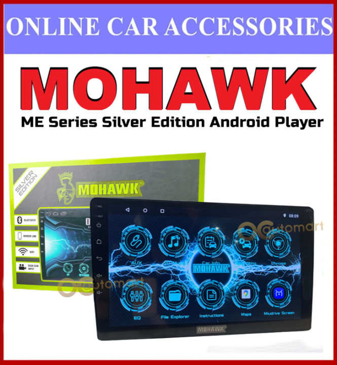 Mohawk Me Series 1+16 / 2+32 / 4+64 Silver Edition Car Android Player ...