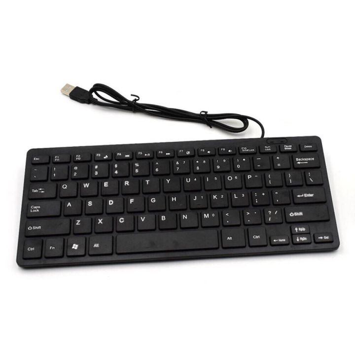 Universal mini USB Keyboard Multimedia wired keyboard For PC laptop ...