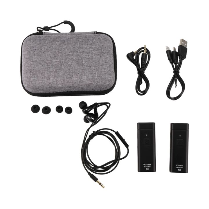 Wireless Earphone Monitoring System Professional IEM Stereo Transmitter ...