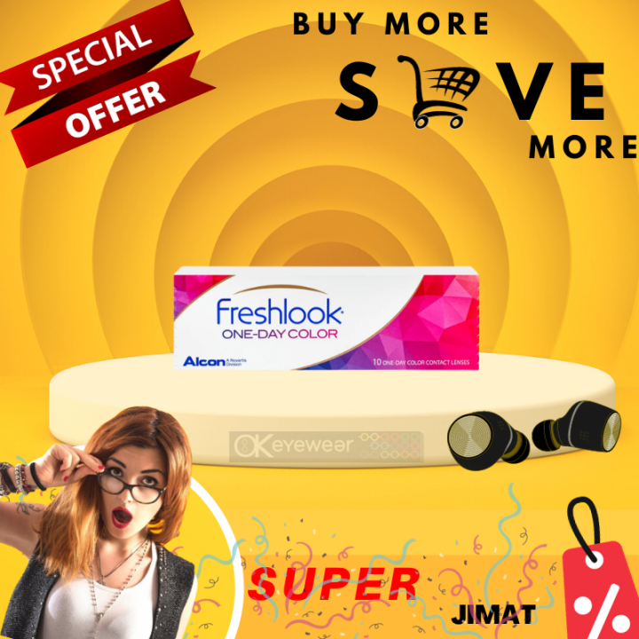 FreshLook One Day Color Dailies Daily 10Pcs 1 Day Disposable Lens | Lazada