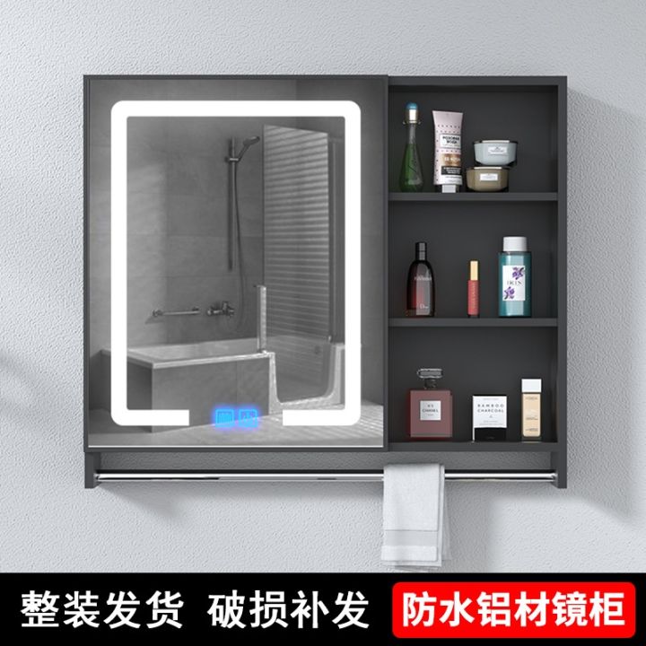 [COD] aluminum wall-mounted mirror bathroom cabinet combination storage ...