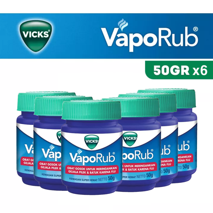 [Paket isi 6] Vicks Vaporub Obat Batuk 50 | Lazada Indonesia