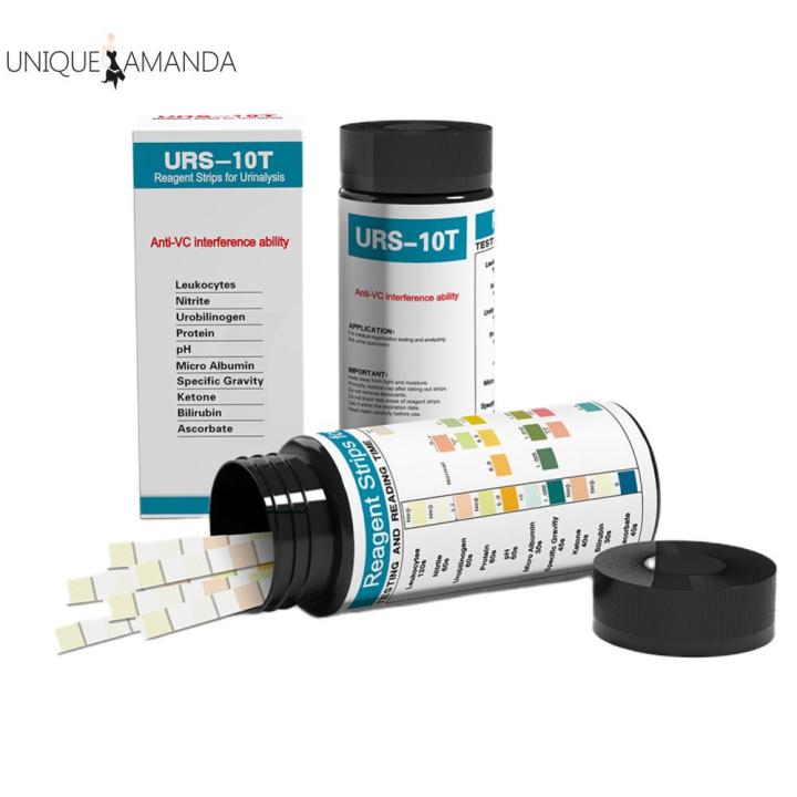 100 Strips Urine Test Strip 10 Parameters Urine Urinalysis Test Strips ...
