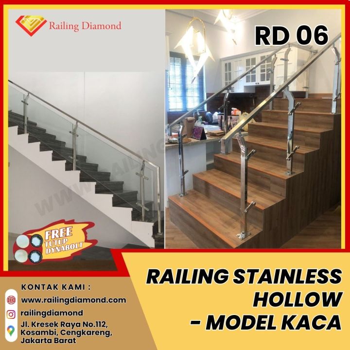 Tiang Railing Tangga Stainless [RD 06] | Lazada Indonesia