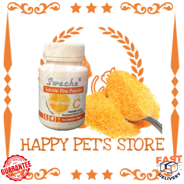 Swache Soluble Fine Powder Vitamin C & Calcium Ascorbate (Dog & Cat ...