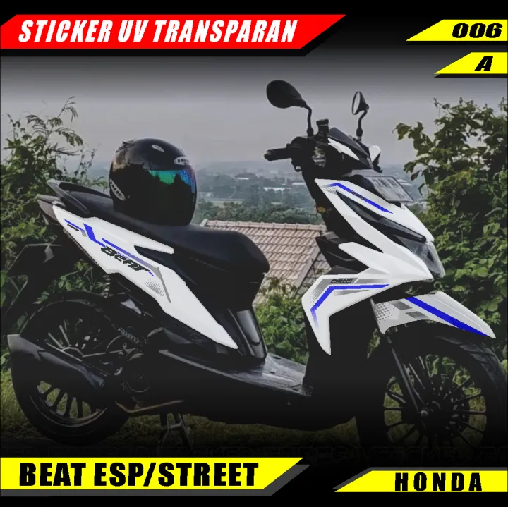 STRIPING TRANSPARAN BEAT STREET ESP 2017-2019 VARIASI LIST MOTOR DESAIN ...